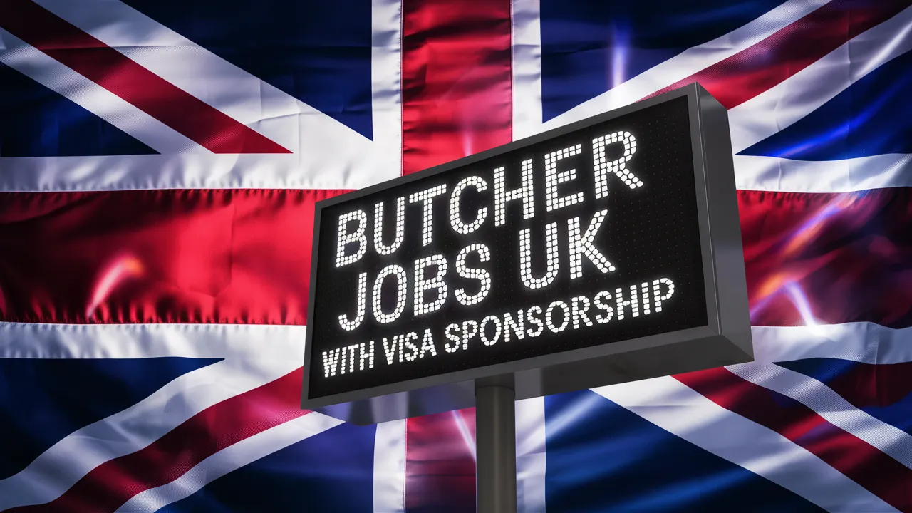 Butcher Jobs in UK with Visa Sponsorship 2026 (£13.50 Per Hour)
