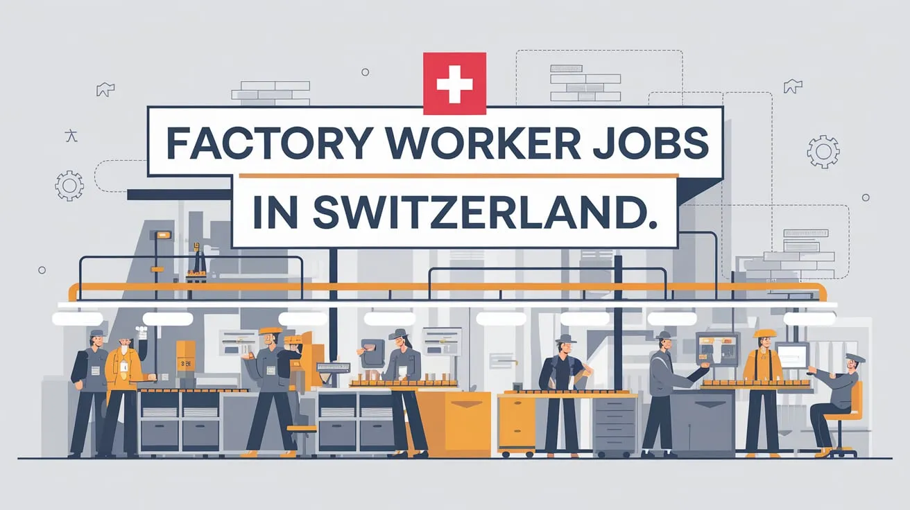 Factory Worker Jobs in Switzerland for Foreigners 2025