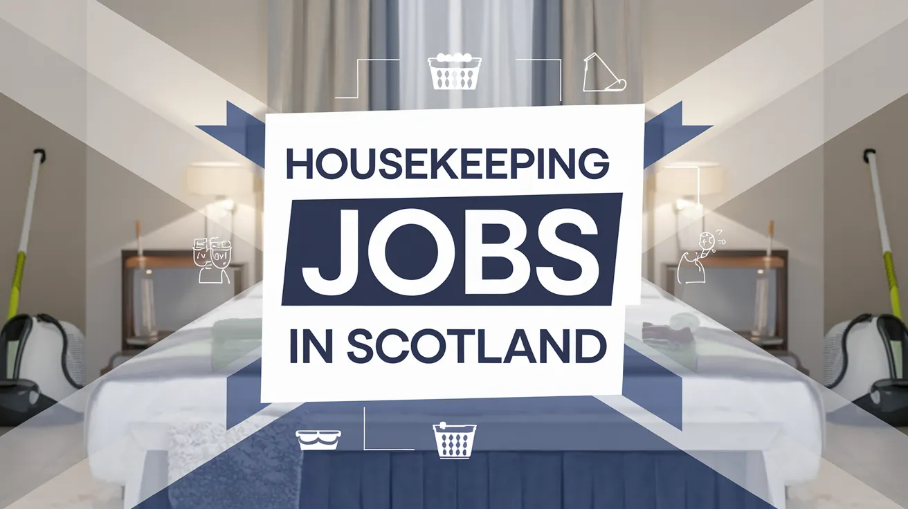 Housekeeping Jobs in Scotland with Visa Sponsorship 2026 (£18,000 - £ ...