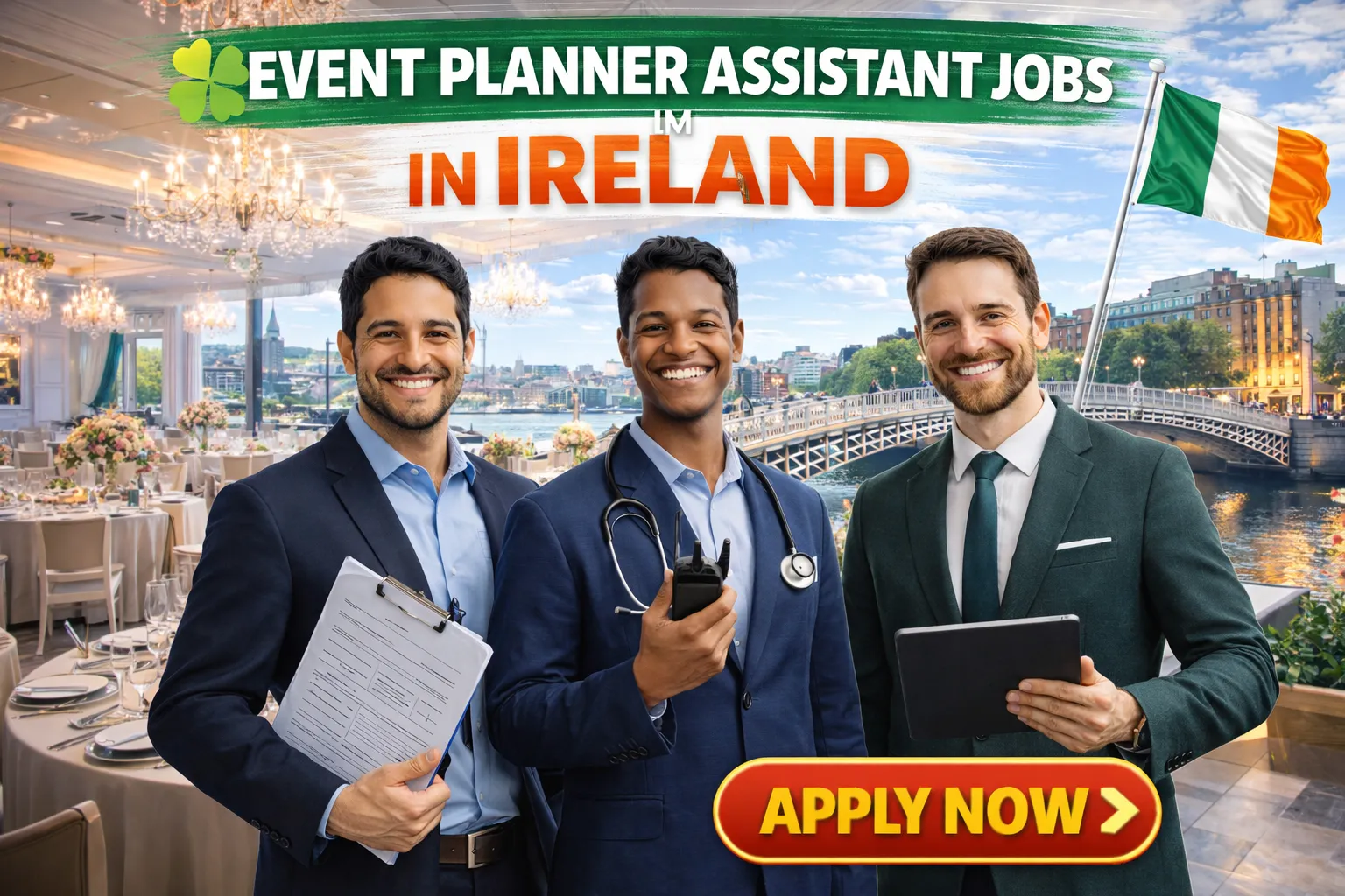 Event Planner Assistant Jobs in Ireland with Visa Sponsorship 2026 (EUR ...