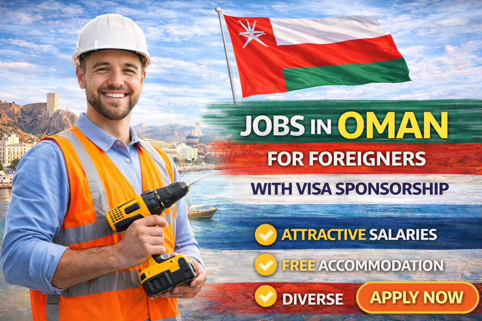 Jobs in Oman for Foreigners with Visa Sponsorship 2026