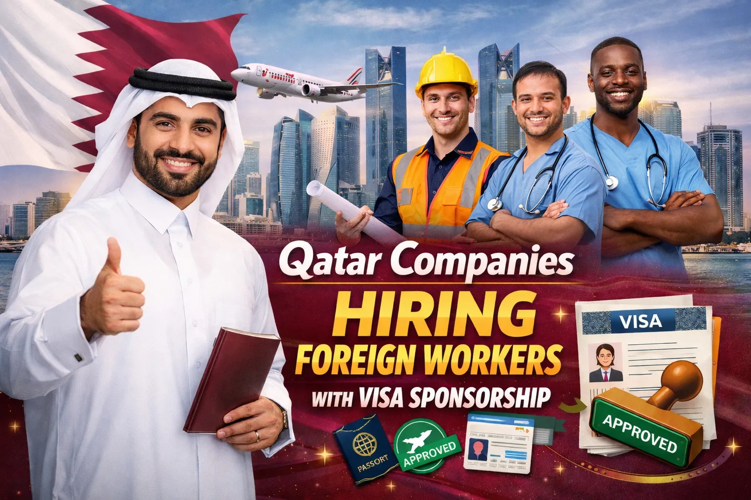 Qatar Companies Hiring Foreign Workers with Visa Sponsorship 2026