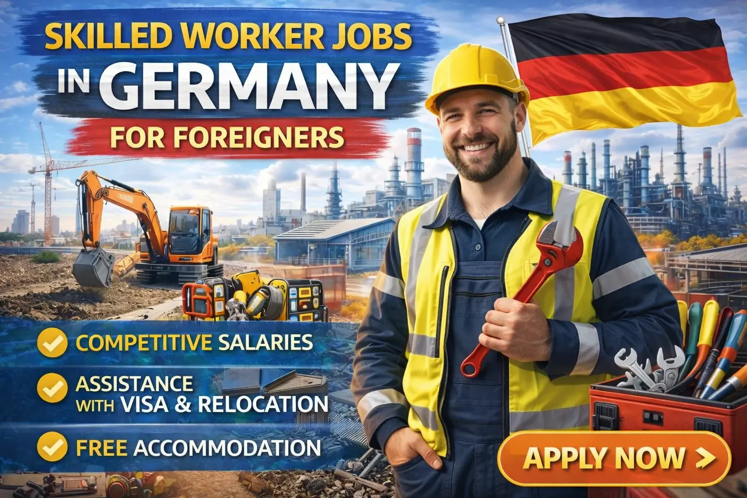 Skilled Worker Jobs in Germany for Foreigners with Visa Sponsorship 2026