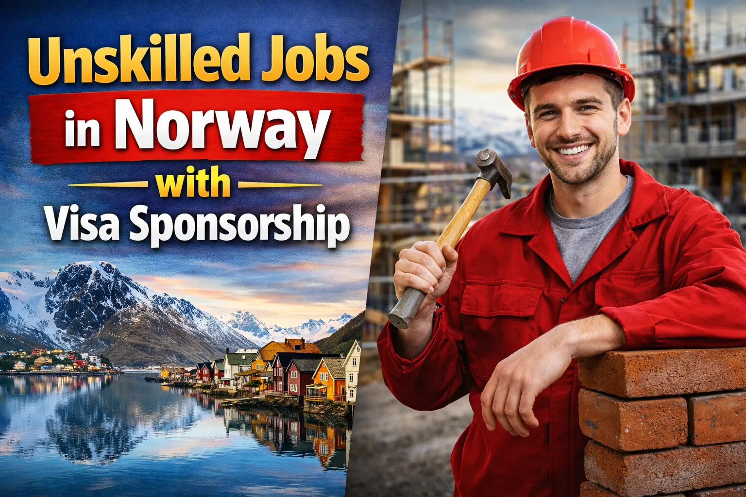 Unskilled Jobs in Norway with Visa Sponsorship 2026 (NOK 28,000 to ...