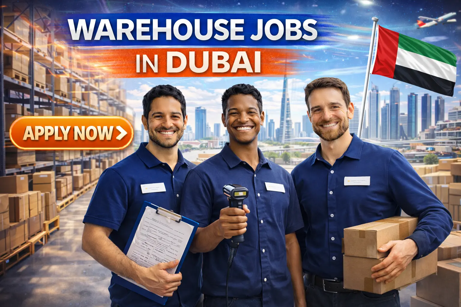 Warehouse jobs in Dubai with Visa Sponsorship 2026 (AED 3,000 to 5,000 ...