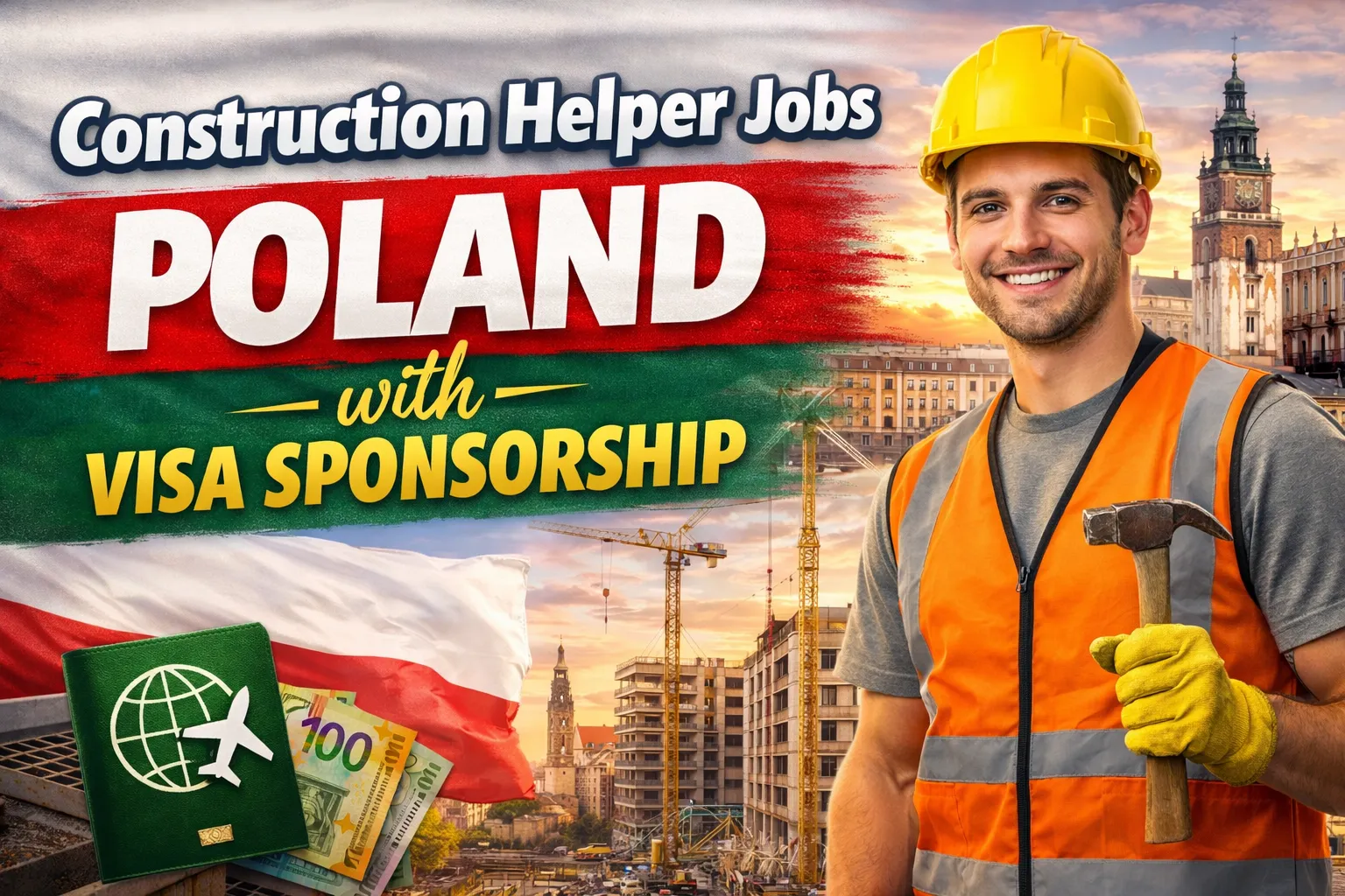 Construction Helper Jobs in Poland with Visa Sponsorship 2026