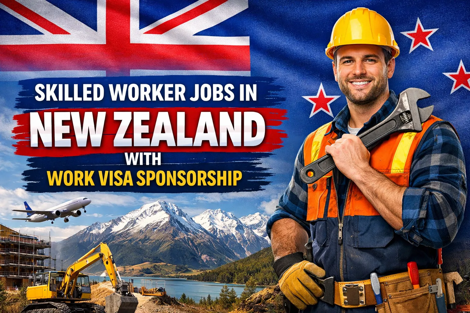 Skilled Worker Jobs in New Zealand with Work Visa Sponsorship 2026