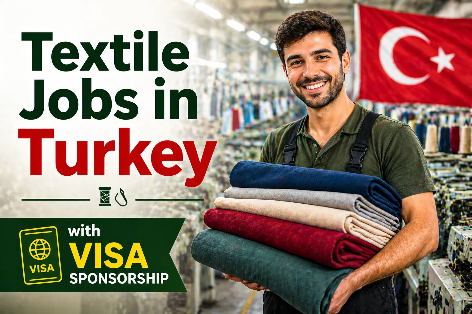 Textile Jobs in Turkey with Visa Sponsorship 2026