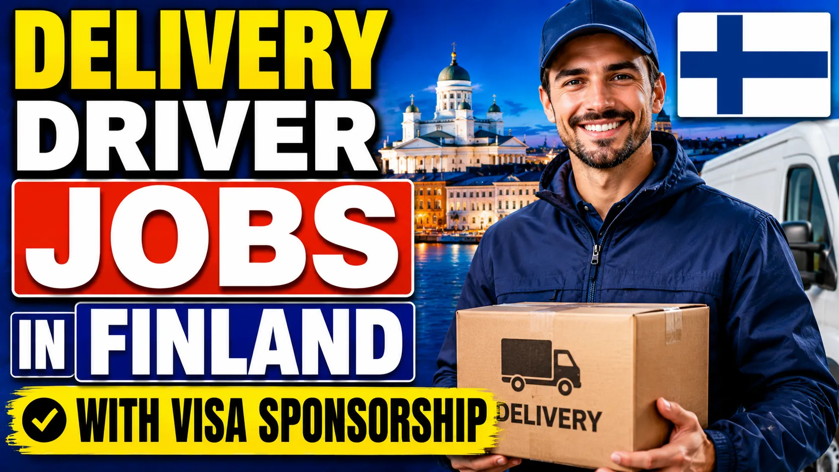 Delivery Driver Jobs in Finland with Visa Sponsorship 2026