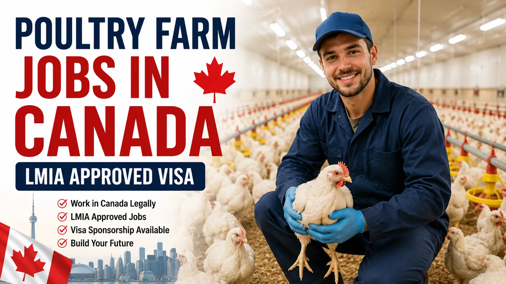 Poultry Farm Jobs in Canada with LMIA Approved Visa 2026