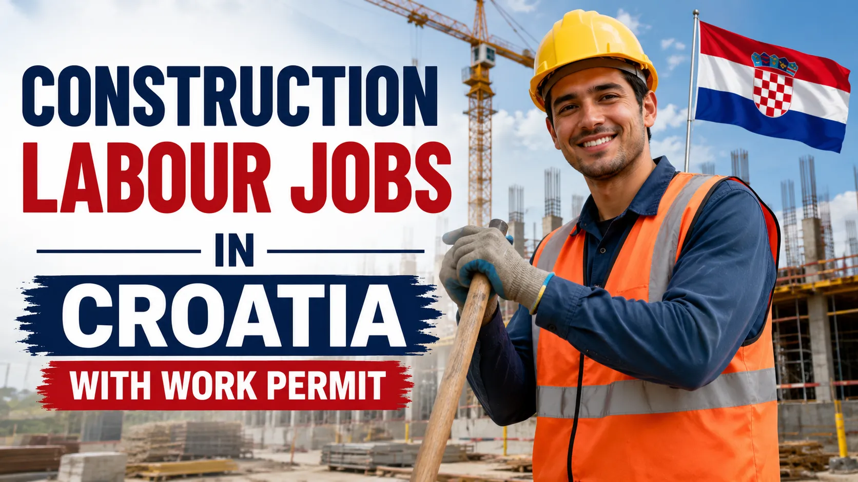 Construction Labour Jobs in Croatia with Work Permit 2026