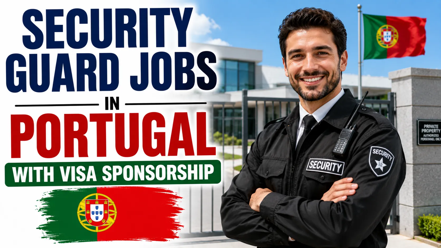 Security Guard Jobs in Portugal with Visa Sponsorship 2026